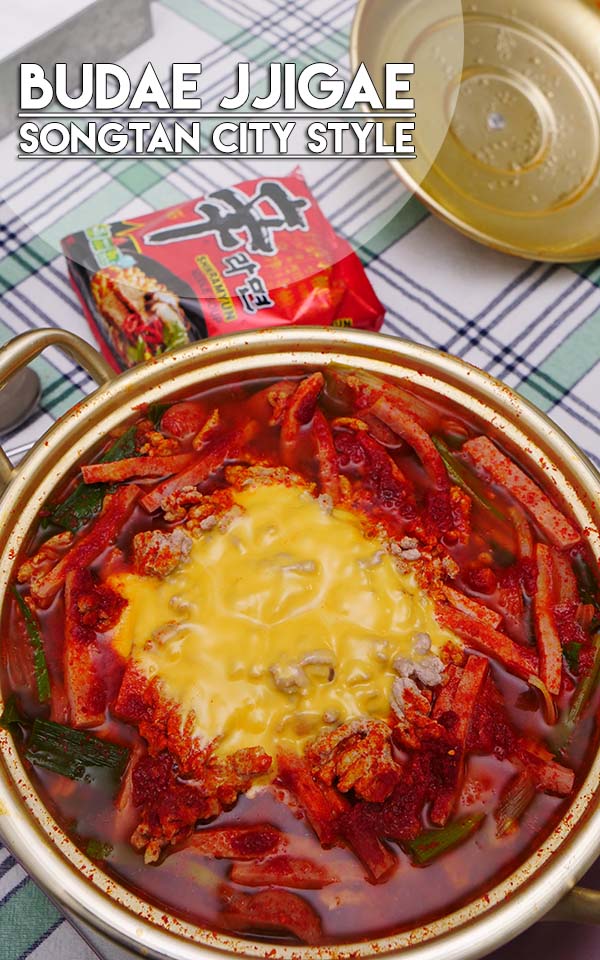 Budae Jjigae, Songtan Style Recipe &Video - Seonkyoung Longest