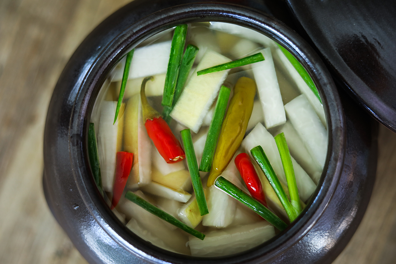 Dongchimi Korean Water Kimchi Recipe & Video - Seonkyoung Longest