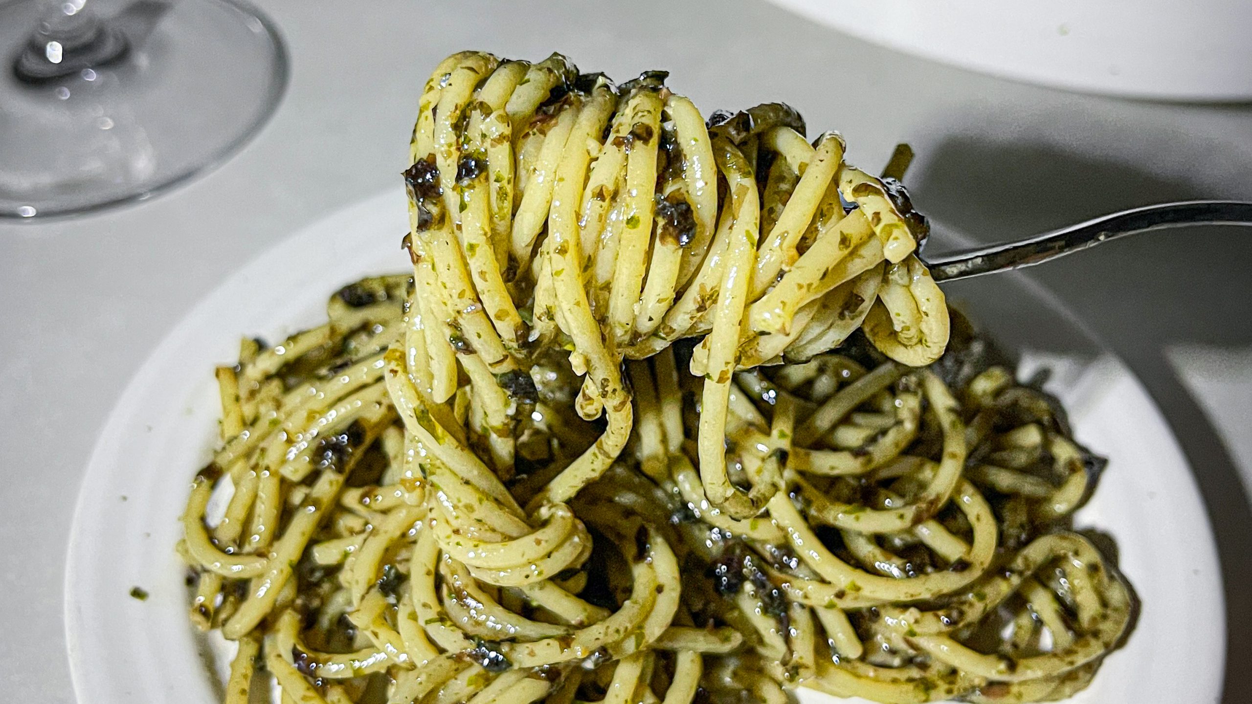 Seaweed Pasta Recipe (김파스타) & Video - Seonkyoung Longest