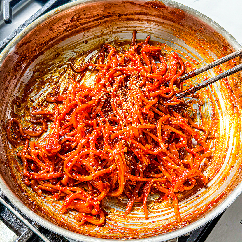 Gochujang Jinmichae Recipe & Video - Seonkyoung Longest