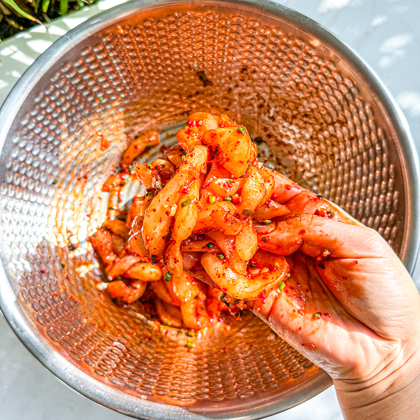 Korean Banchan Recipe | Old Cucumber Spicy Salad - Seonkyoung Longest